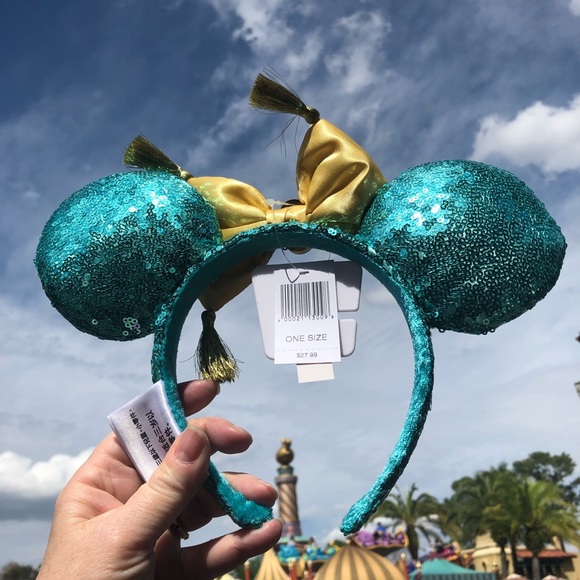 Disney | Accessories | Disney Jasmine Aladdin Mickey Mouse Ears Nwt ...